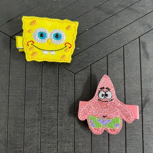 Cartoon Characters, Video Game Character Hair Clips, Girls Hair Clips ...