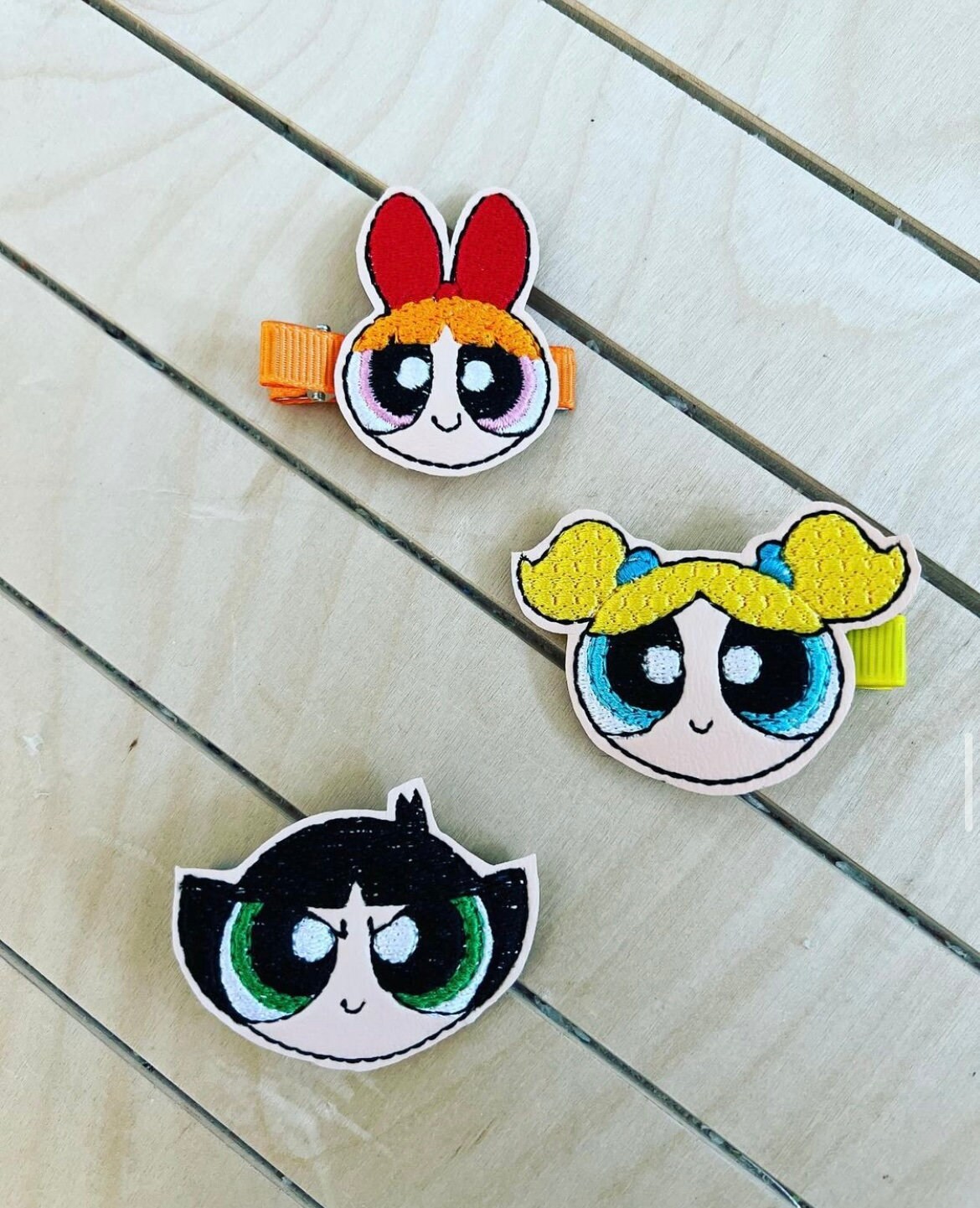 Cartoon Characters, Video Game Character Hair Clips, Girls Hair Clips ...