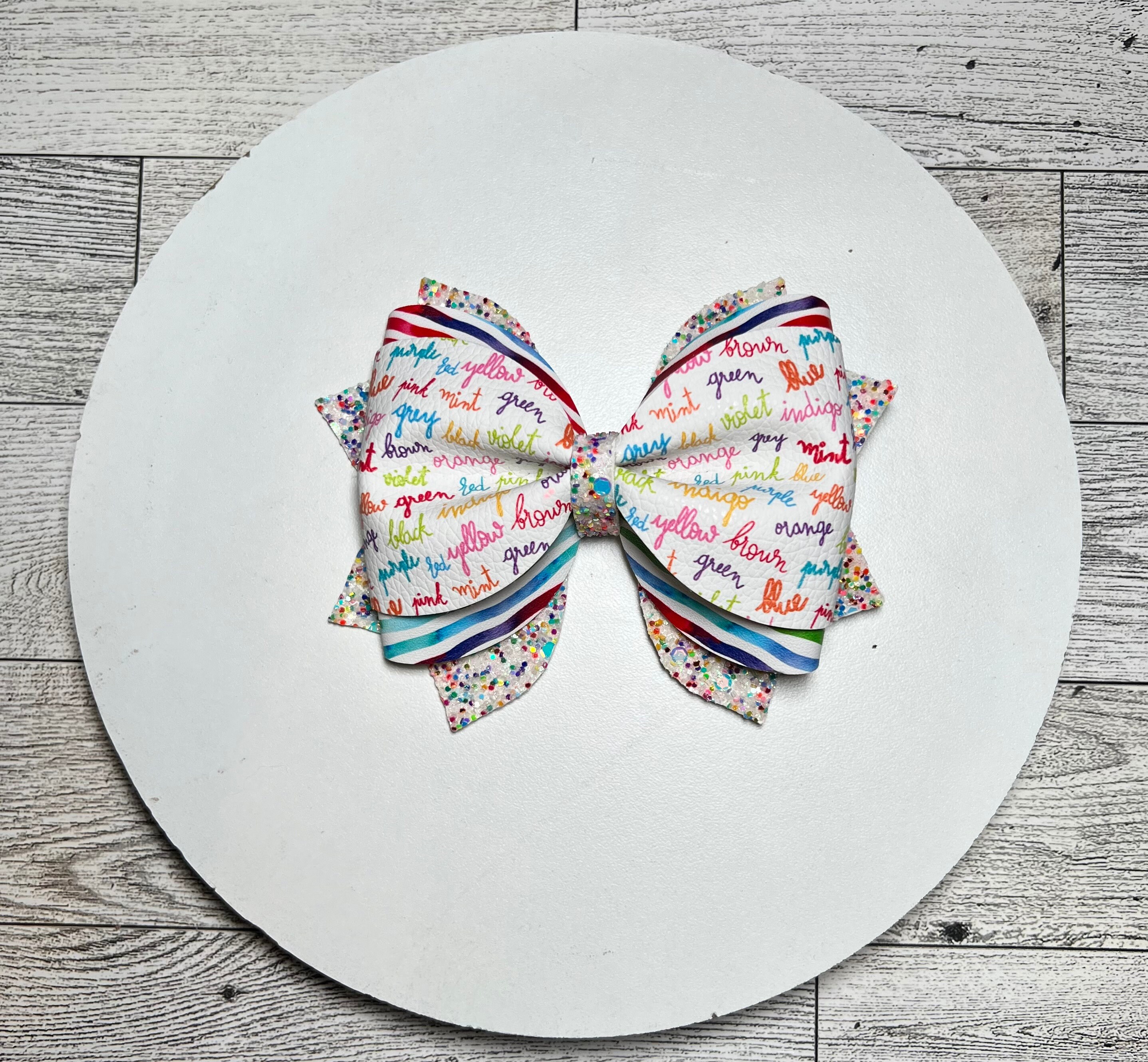 Back to School Bows, Colors, Color Names, Bows for Girls - Etsy