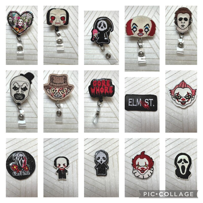 Retractable Keychain Horror - Etsy