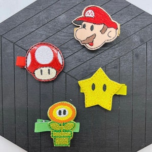 Cartoon Characters, Video Game Character Hair Clips, Girls Hair Clips ...