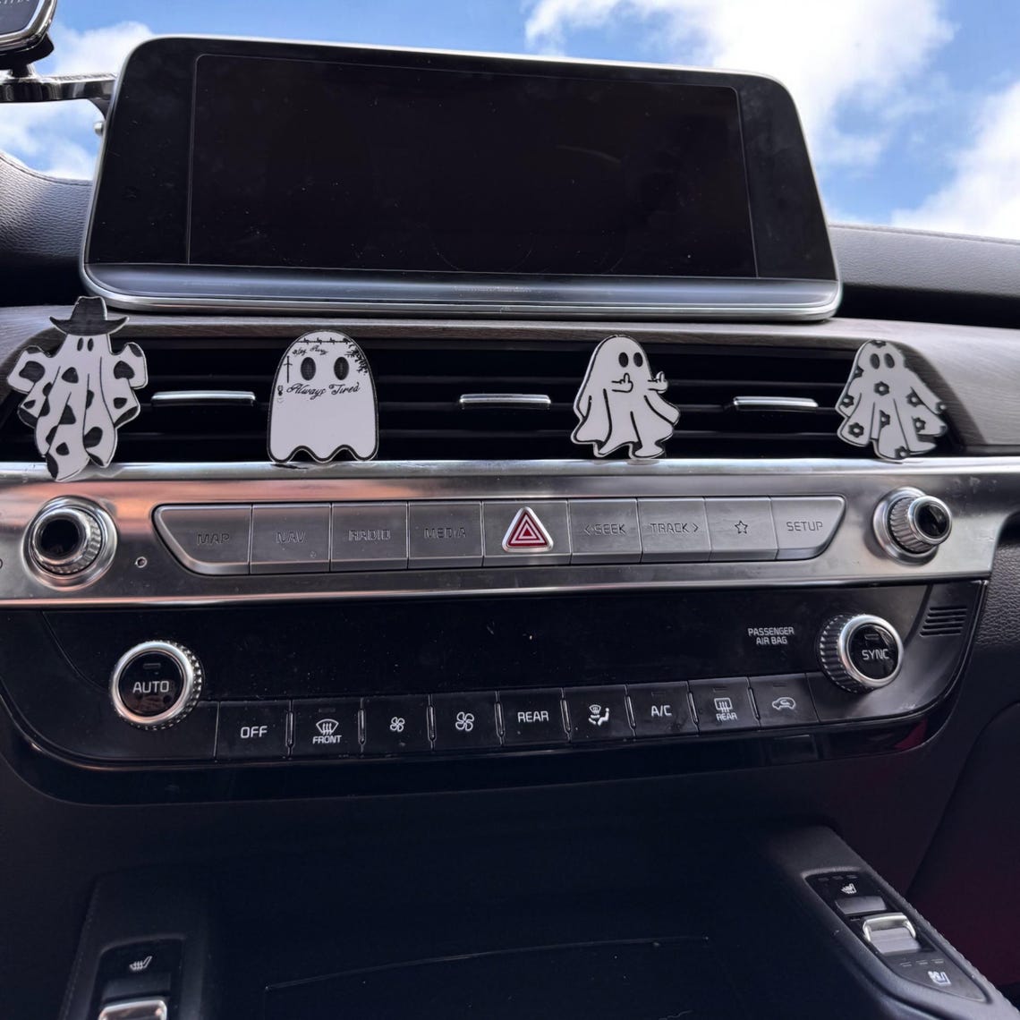 Ghost Malone Car Vent Clip: Spooky Car Freshie Diffuser - Etsy