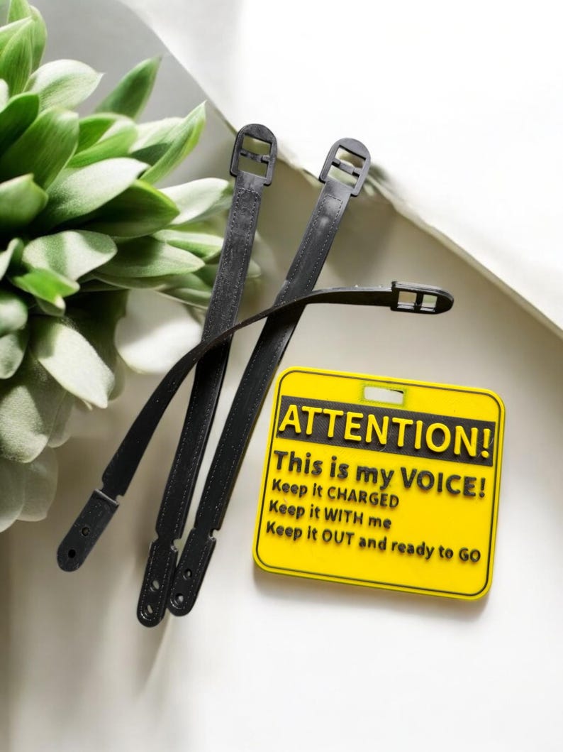 AAC Device ID Tag: "this is My Voice!" Assistive Tech Tool - Etsy