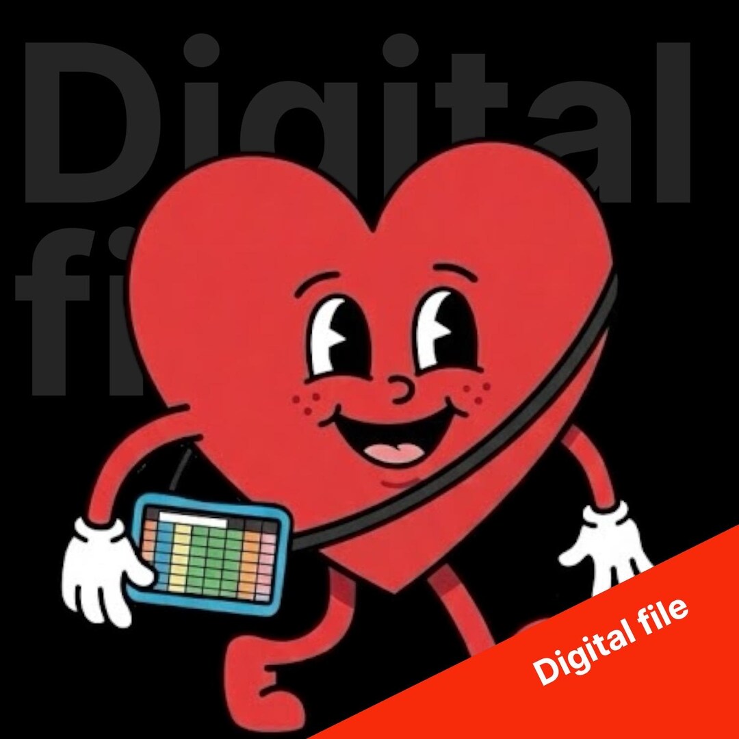 Conversation Heart Character PNG With AAC Device | Autism Awareness ...