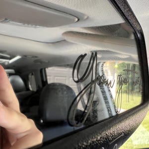 Inspirational Car Mirror Decal | Positive Affirmation Vinyl Sticker ...