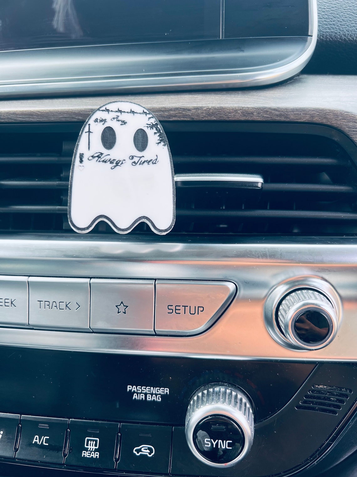 Ghost Malone Car Vent Clip: Spooky Car Freshie Diffuser - Etsy