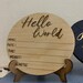 Handmade Wood Baby Name Sign, Nursery Wall Decor, Personalized Baby ...