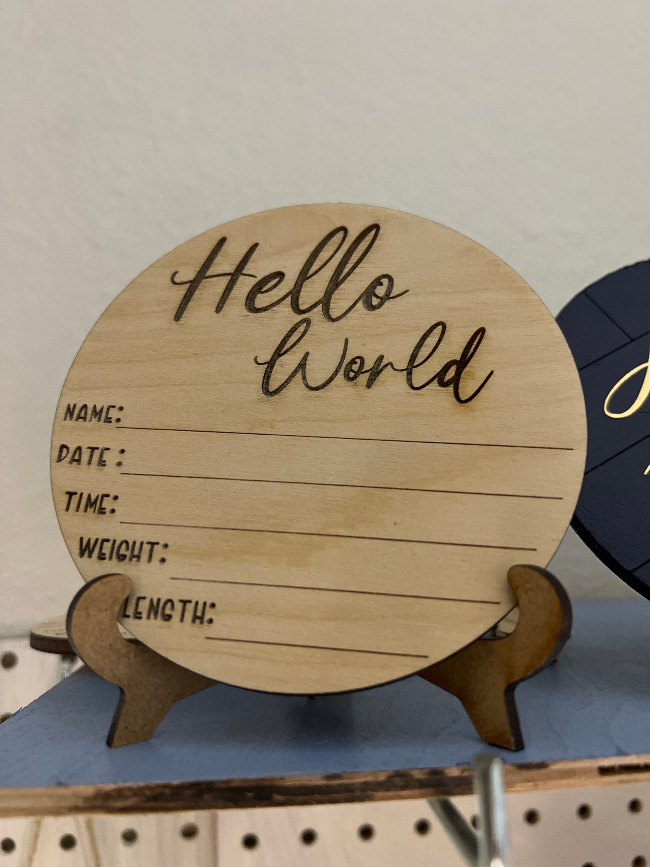 Handmade Wood Baby Name Sign, Nursery Wall Decor, Personalized Baby ...