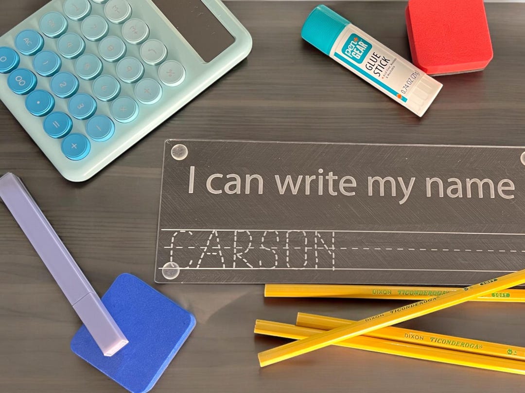 Customized Name Writing Board for Kids - Teacher Approved Handwriting ...