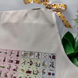 Low-tech AAC Device Apron | Core Board Communication | Autism Awareness ...