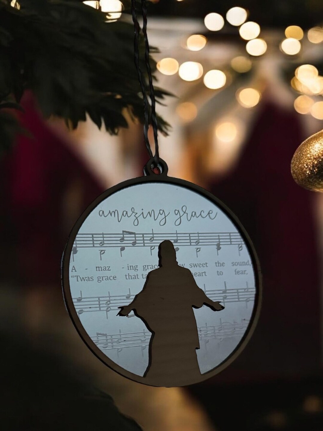 3D Laser Cut Christmas Hymn Ornaments | Wooden Nativity & Carol Designs ...