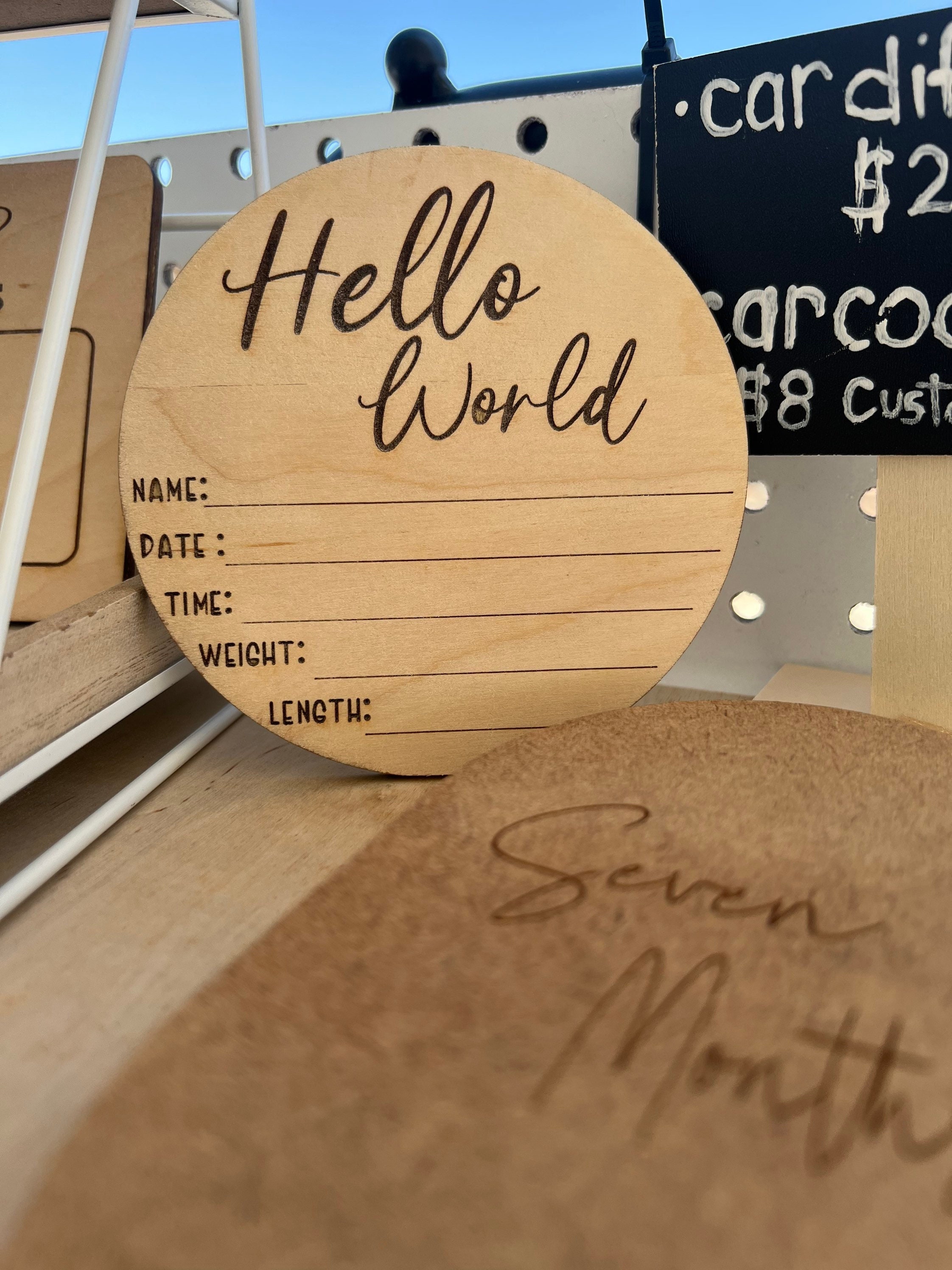 Handmade Wood Baby Name Sign, Nursery Wall Decor, Personalized Baby ...