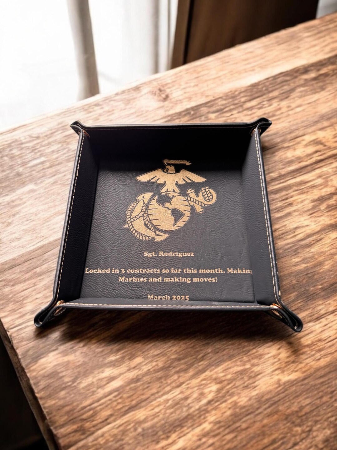 Custom Engraved Valet Tray for Men, Personalized Promotion or ...