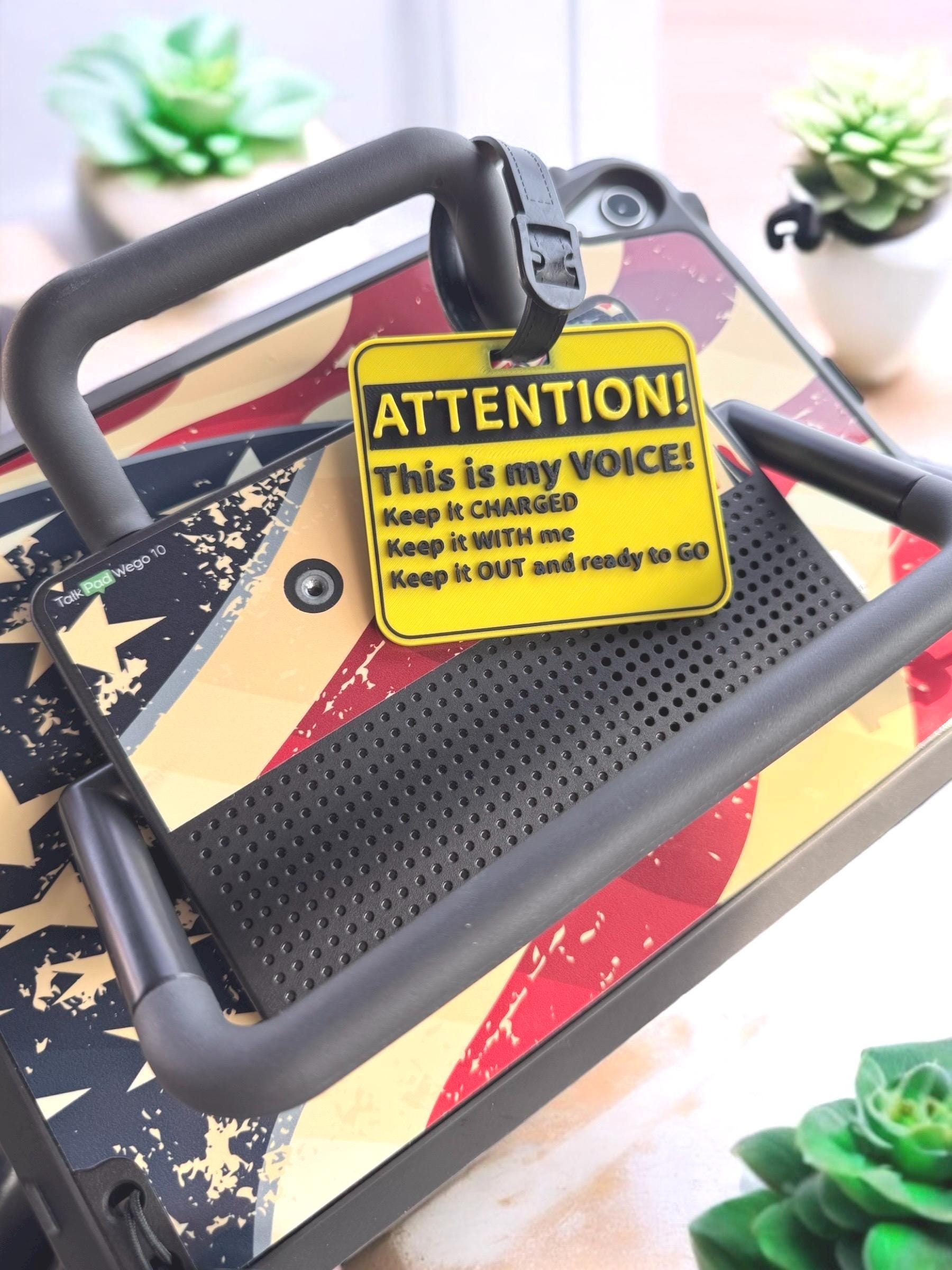 AAC Device ID Tag: "this is My Voice!" Assistive Tech Tool - Etsy