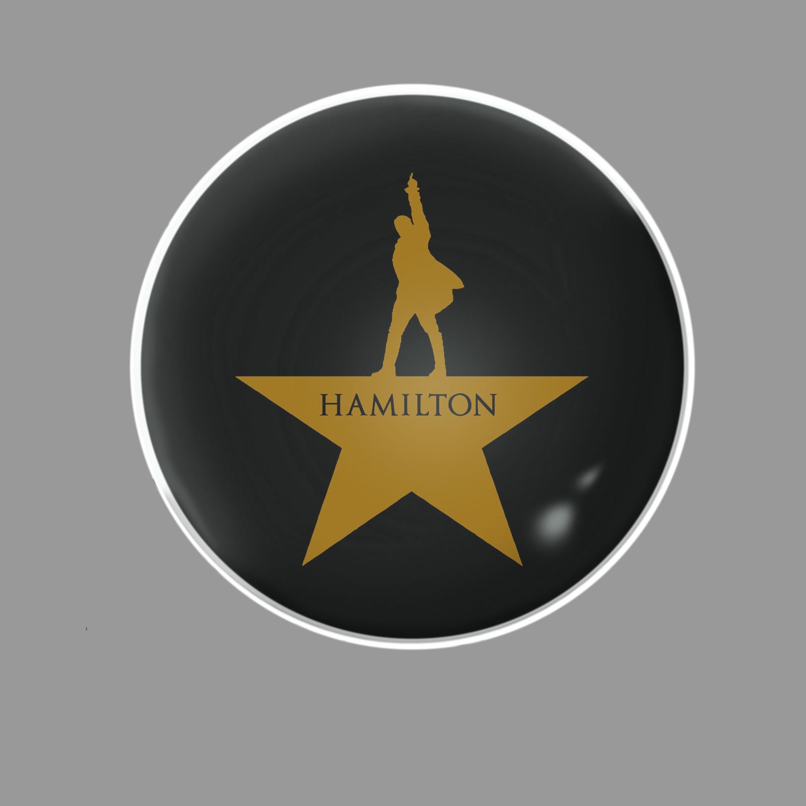 HAMILTON MUSICAL LOGO Themed Pin Button Badges - Etsy UK