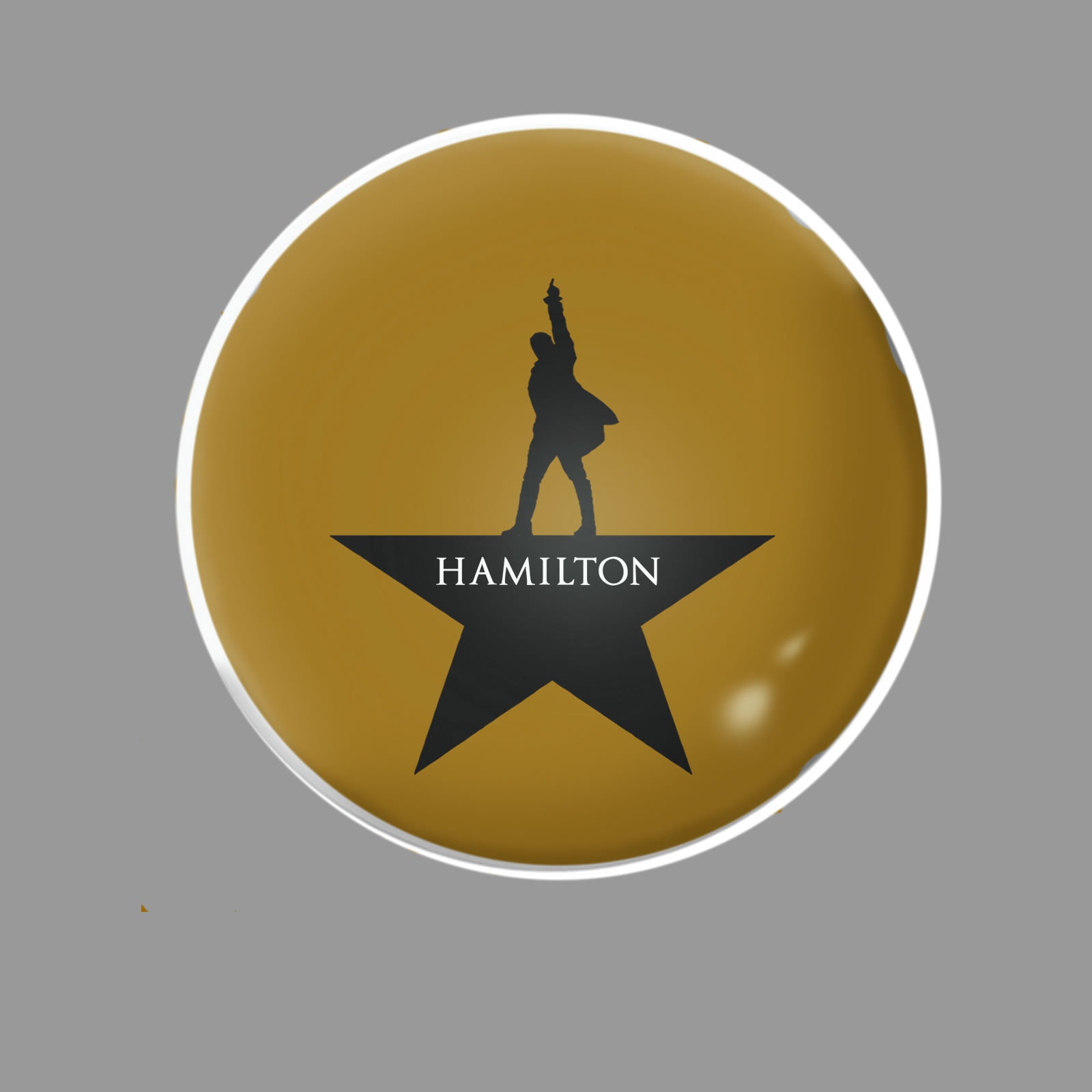HAMILTON MUSICAL LOGO Themed Pin Button Badges - Etsy UK