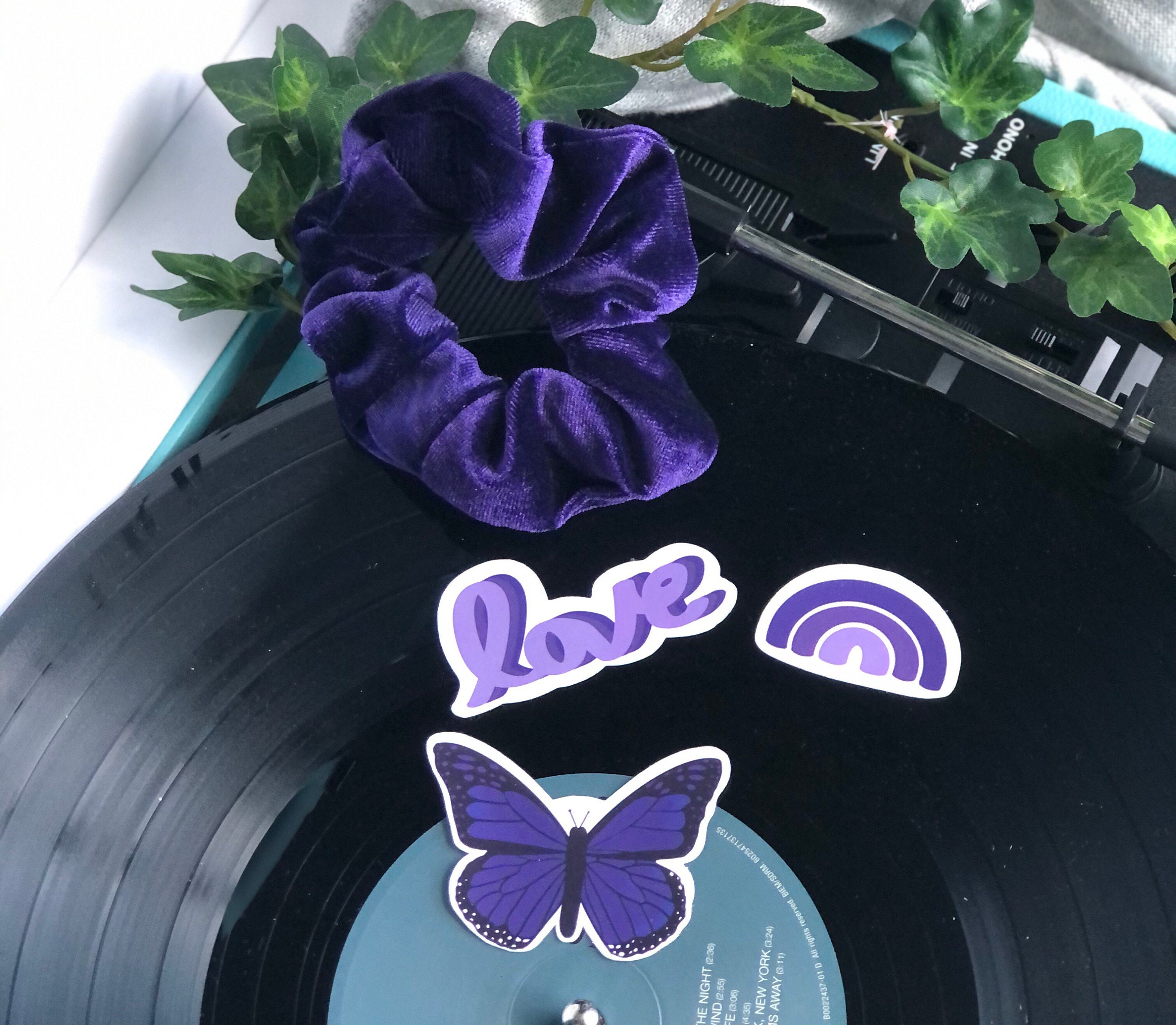 Craft Supplies & Tools Scrunchie and stickers pack BJ Prints Purple ...