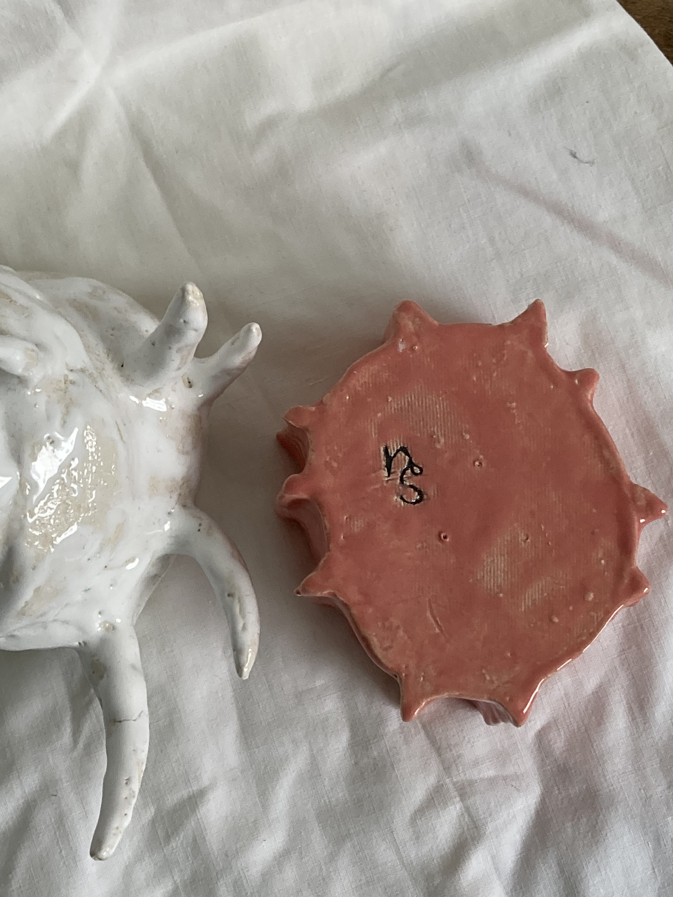 Ceramic Seashell Box, Clay Jewelry Box, Ceramic House Decoration - Etsy
