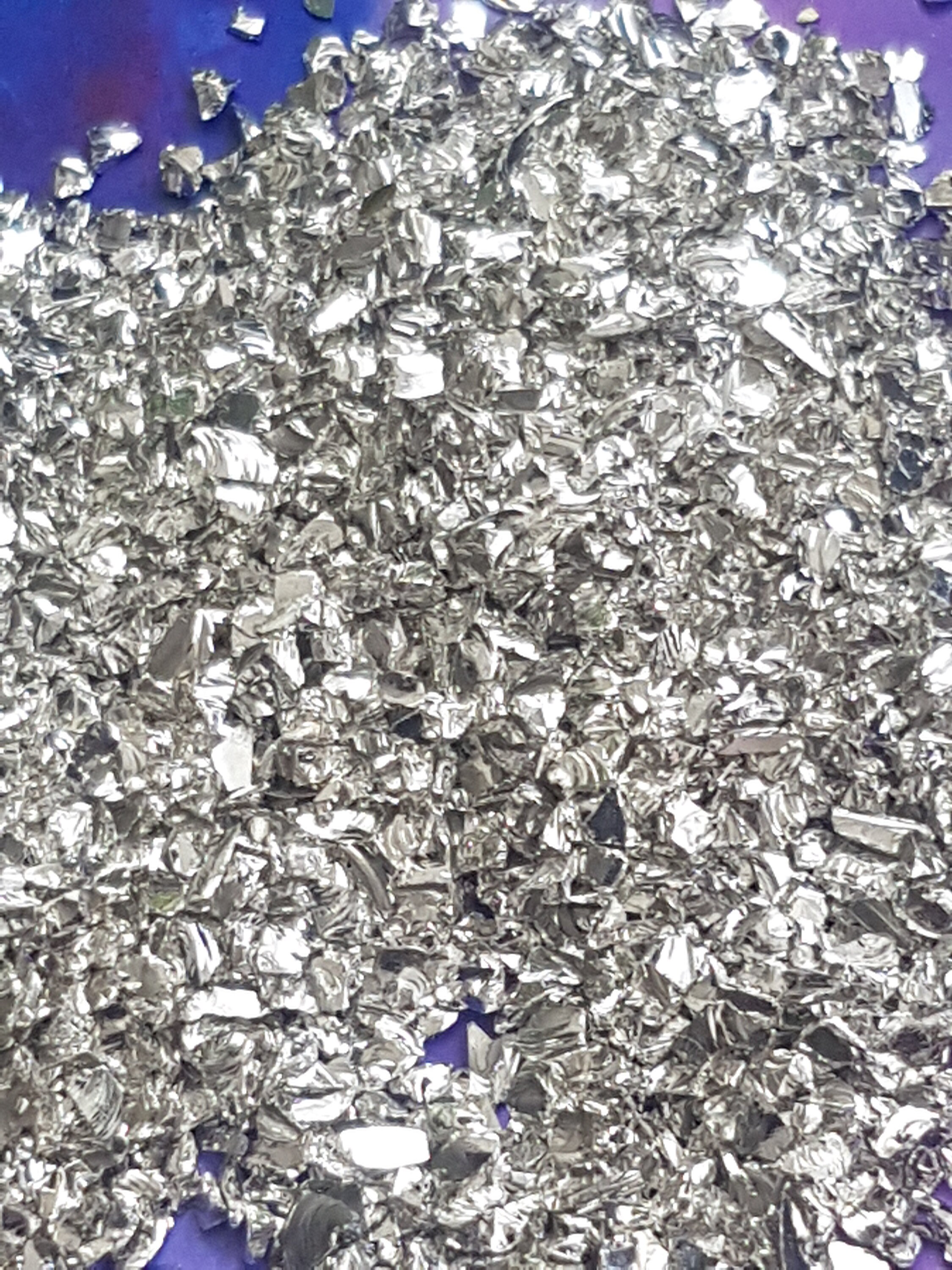 Silver Crushed Crystal/broken Glass Stones/ Glitter Stones - Etsy