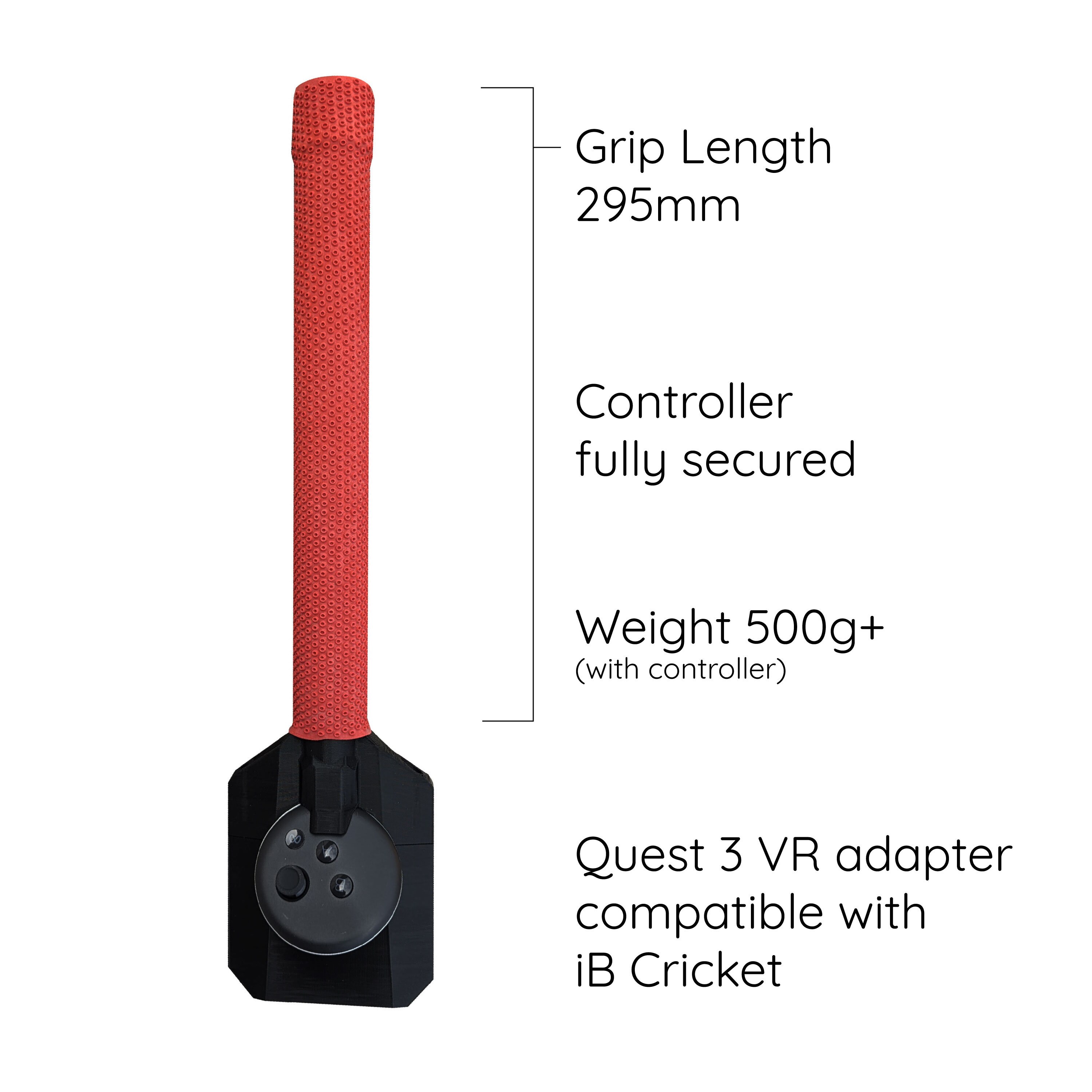 VR Cricket Bat Attachment: Realistic Ib Cricket Accessory for Meta ...