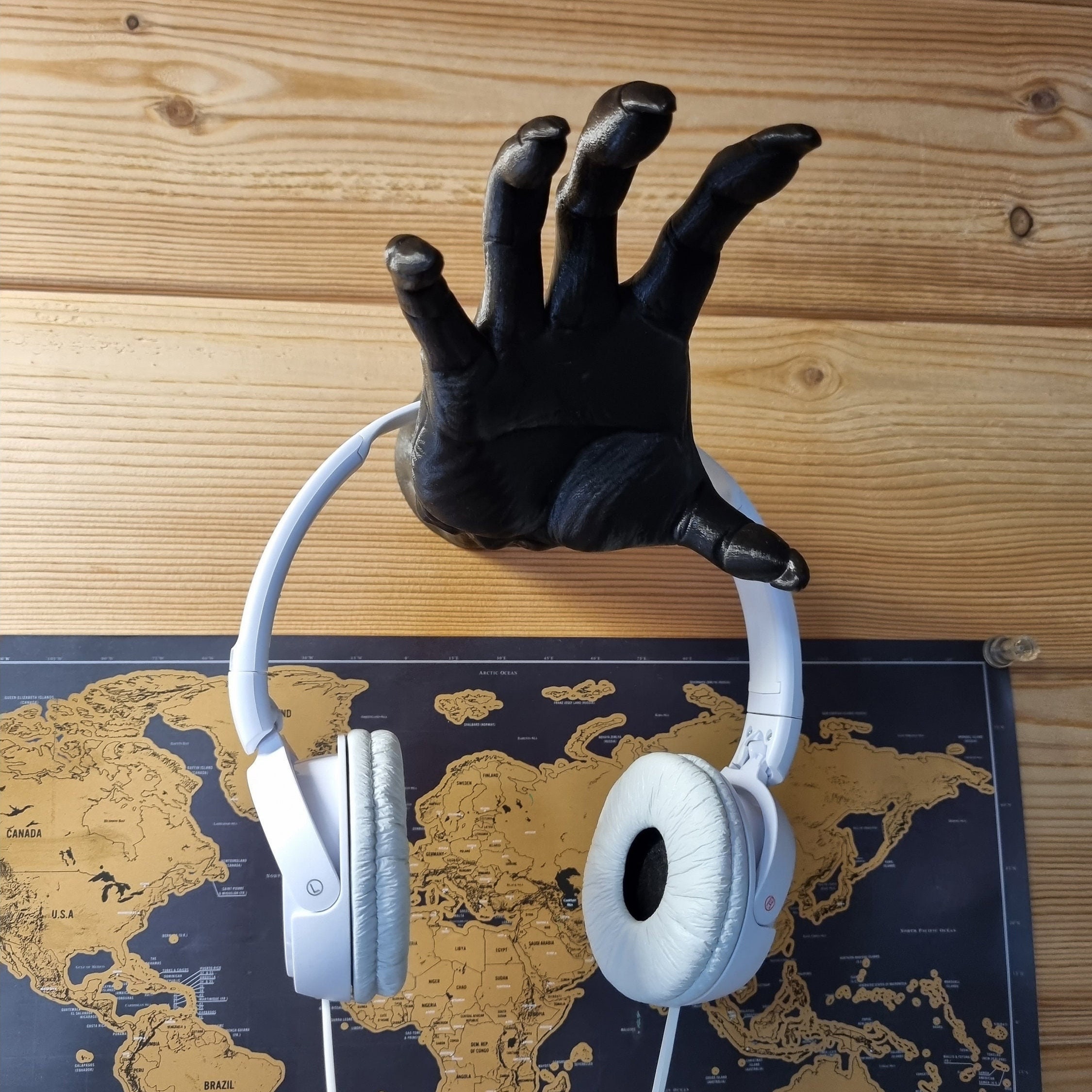 Demon Devil Hand Wall Mounted Hook / Desk Stand - Etsy