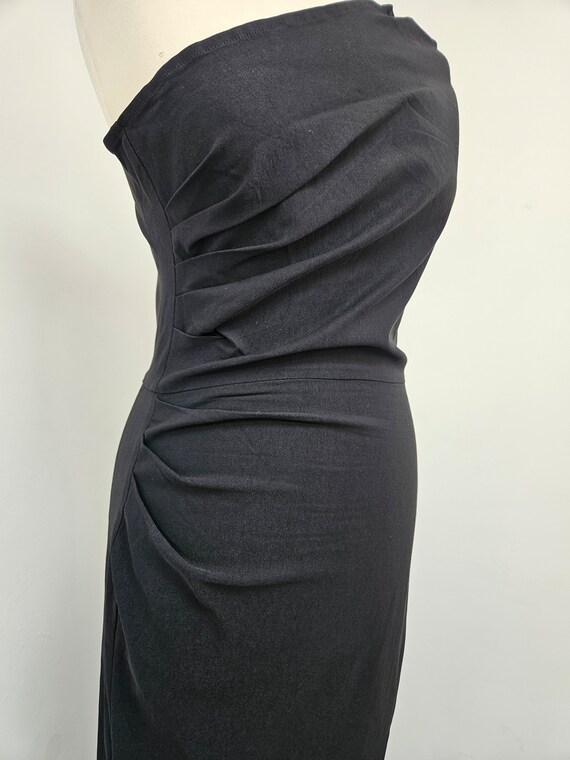 1950s Retro One Shoulder Wiggle Dress Stop Staring Gem