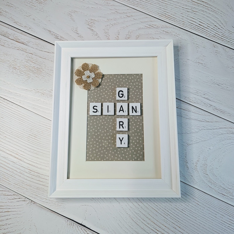 Scrabble Frame - Etsy UK