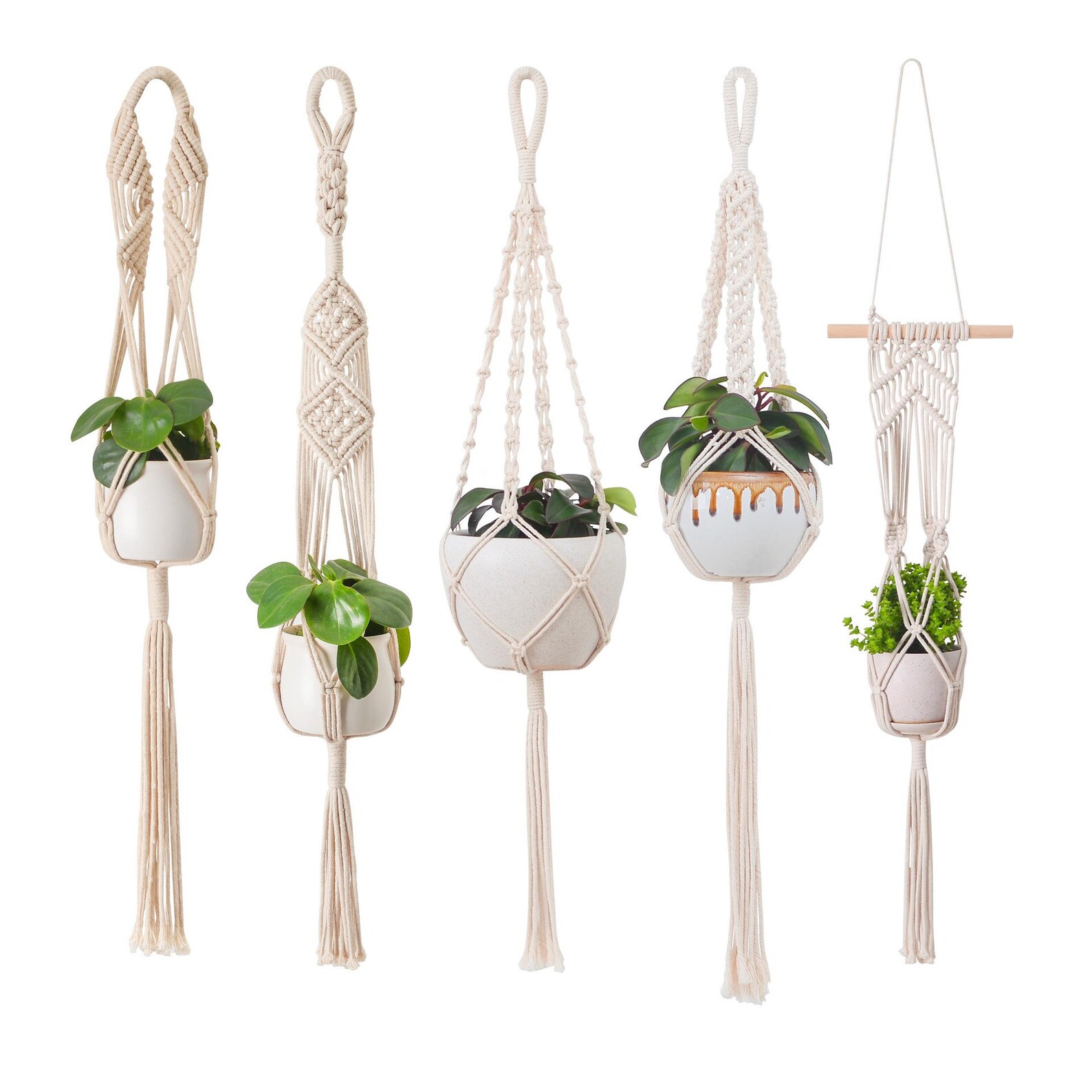 Macramé Hemp Pot Hanger. Macramé Wall Hanging Macramé Plant - Etsy