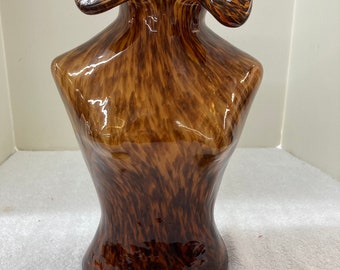 Glass Torso Vase - Etsy