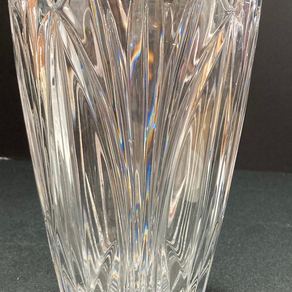 Tall Crystal Vase - Etsy
