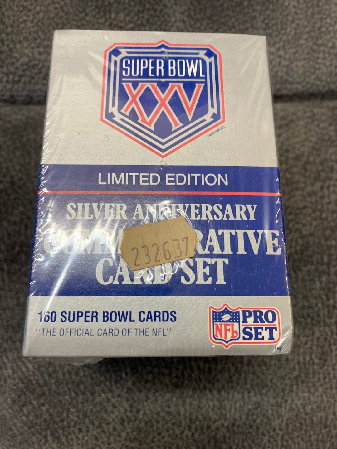 Pro Set Super Bowl XXV Factory Sealed Silver Anniversary Limited ...