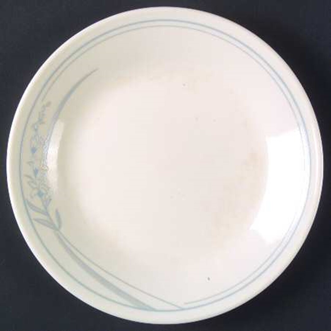 Corelle Blue Lily Bread Plate - Etsy