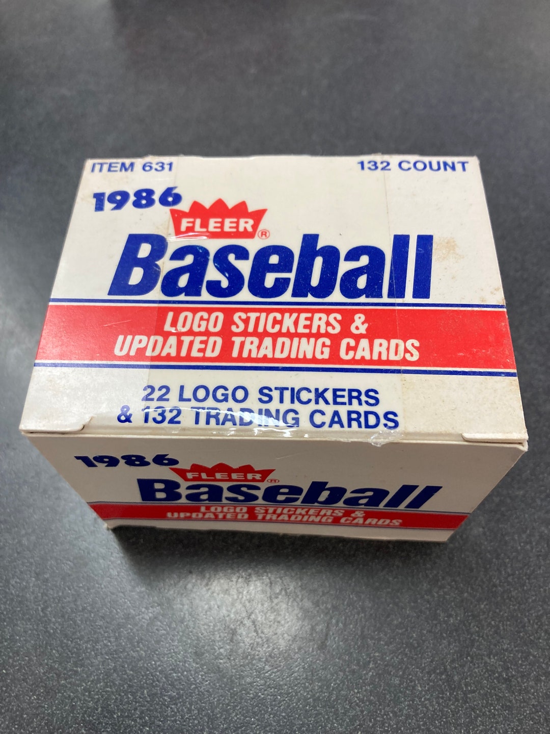 1986 Fleer Baseball Cards Updated Box - Etsy