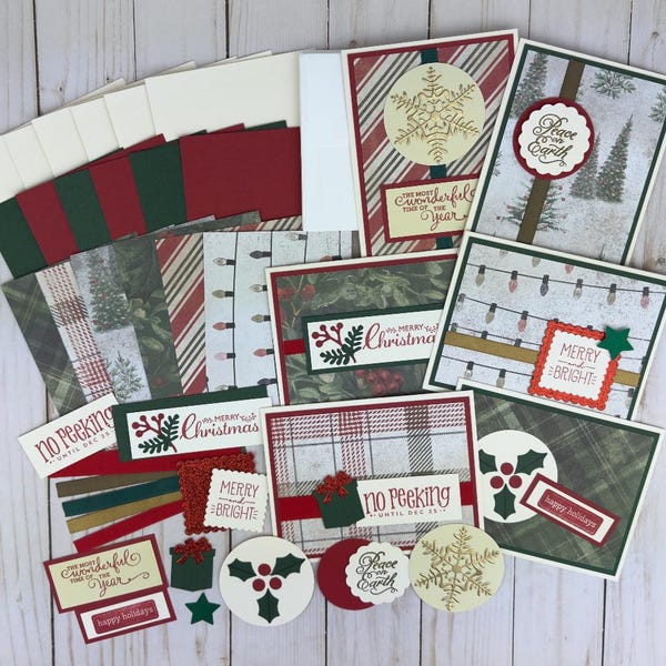 Card Making Kits Holiday - Etsy