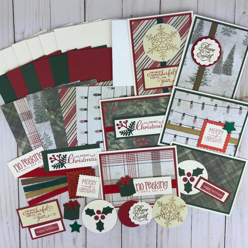 Card Making Kits Holiday - Etsy