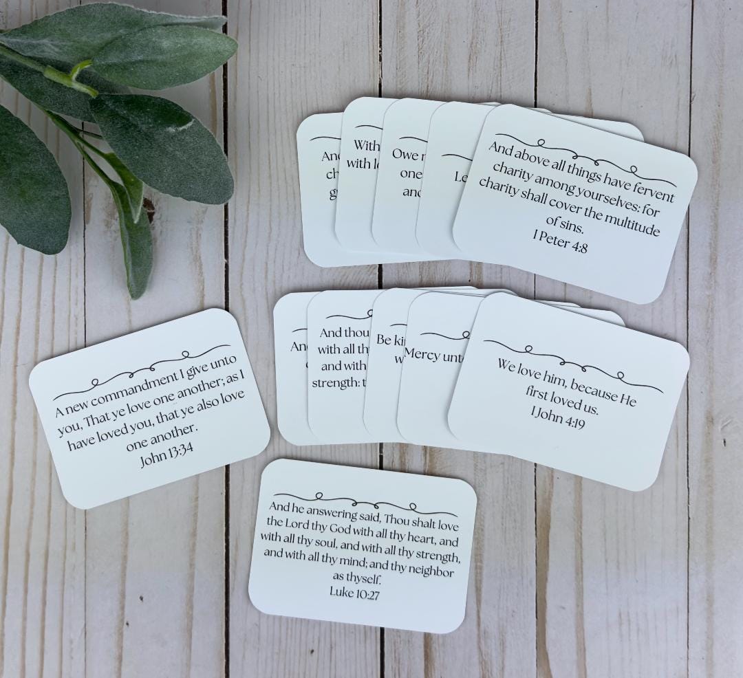Bible Verse Sentiments for Cards and Scrapbooks, Christian Prayer Cards ...