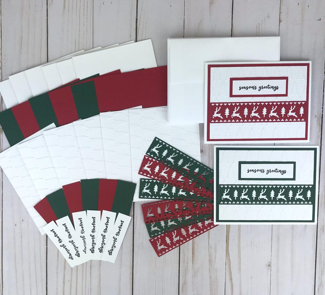 Holiday Card Making Kit for Adults, DIY Card Kit, Handmade Card Kit ...