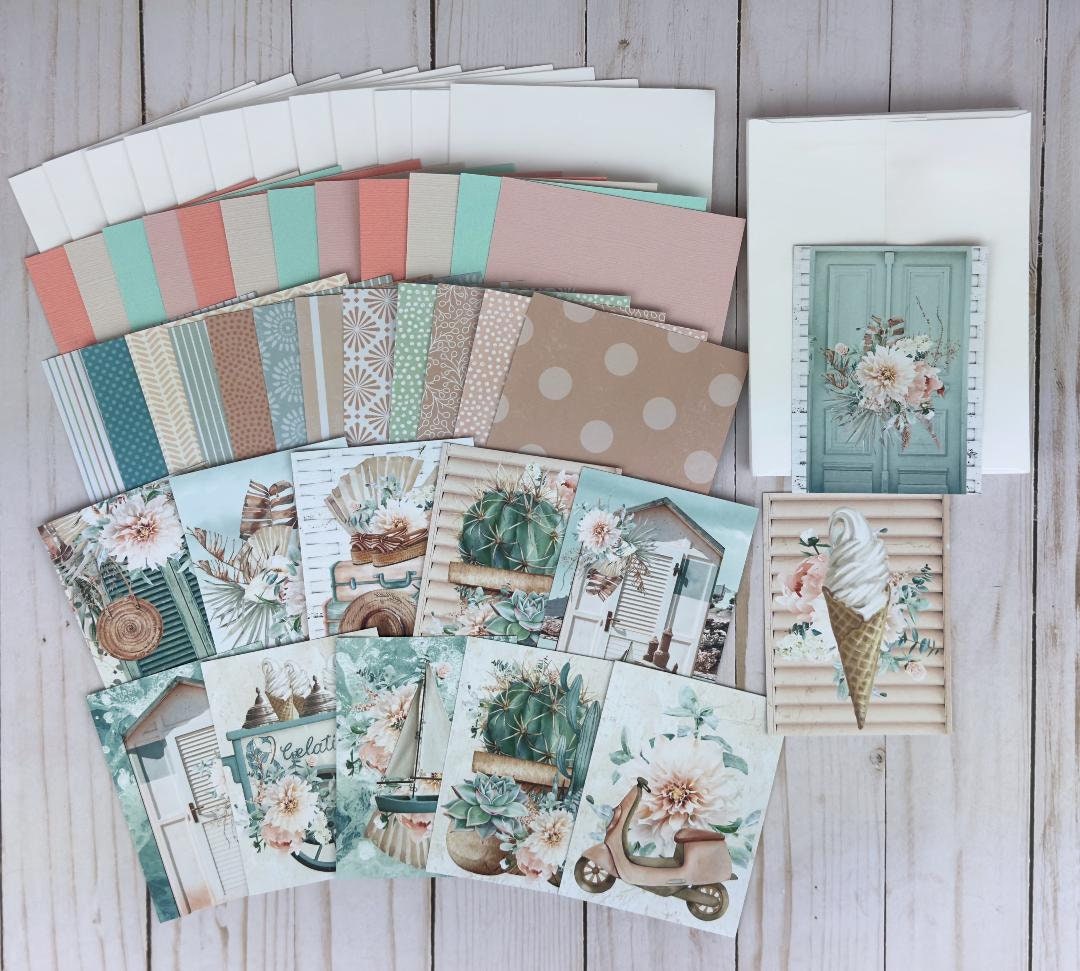 Summer Card Making Kit for Adults, Card Kits to Make Your Own Cards ...