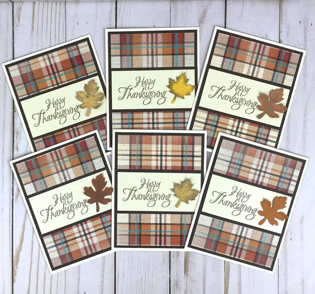 Thanksgiving Card Fall Greeting Cards Rustic Thanksgiving - Etsy