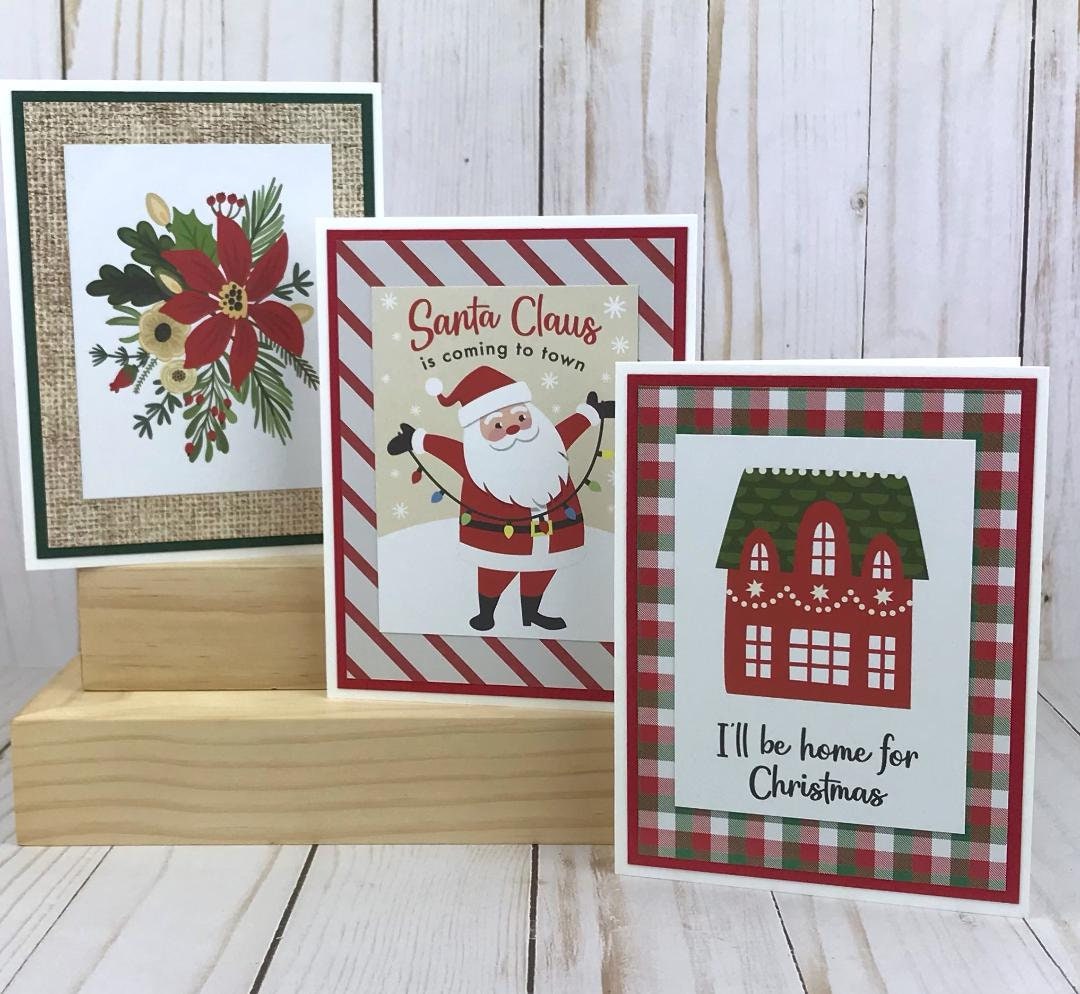 Christmas Card Kit Christmas Card Making Kits for Adults DIY - Etsy
