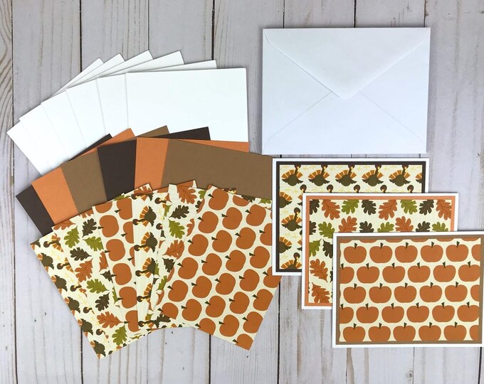 Fall Card Kits, Card Making Kit for Adults, Autumn Greeting Card Kit ...