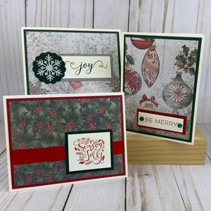 Christmas Card Kit to Make, Holiday Card Making Kit for Adults ...