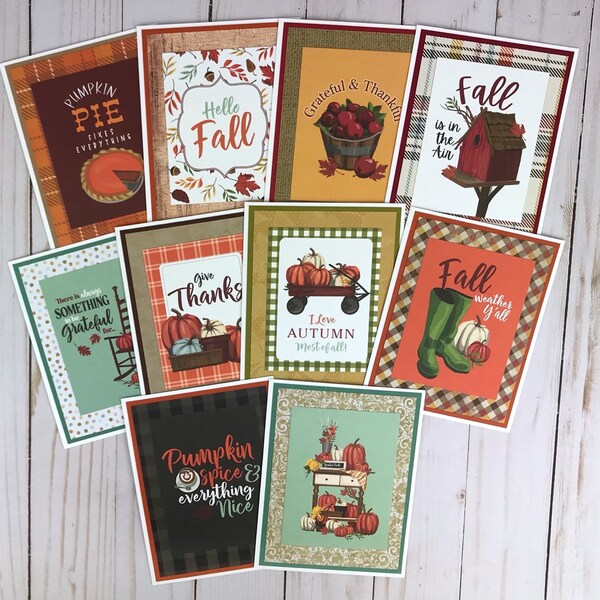 Fall Greeting Card - Etsy