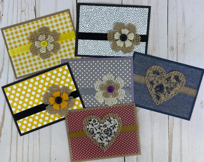 Polka Dot Handmade Card Toppers for Card Making, Scrapbook ...