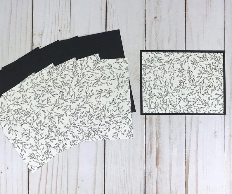 Botanical Merry Christmas Card Making Kit for Adults to DIY 6 Holiday ...
