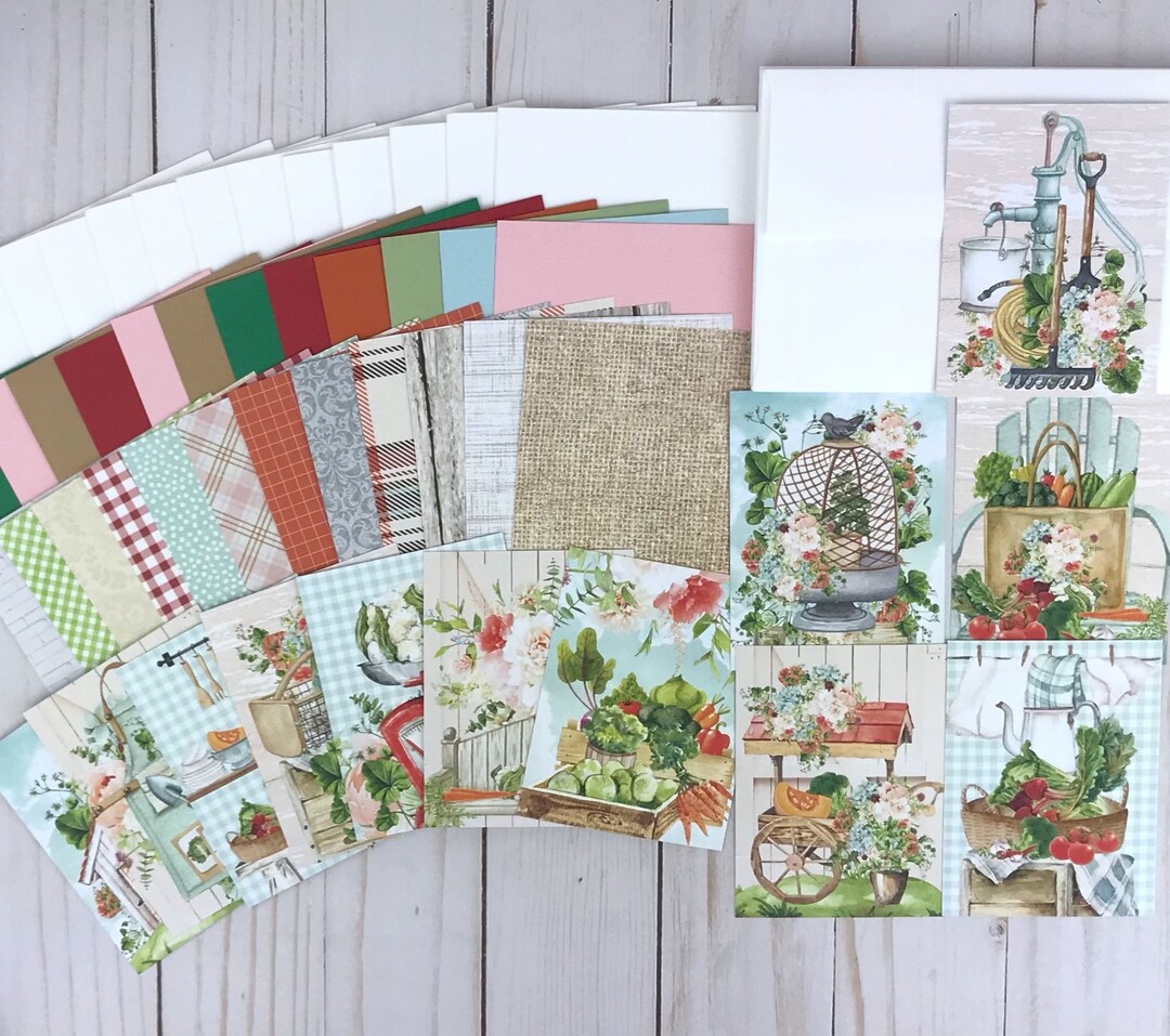 Summer Card Making Kit for Adults, Crafts for Seniors, Summer Crafts ...