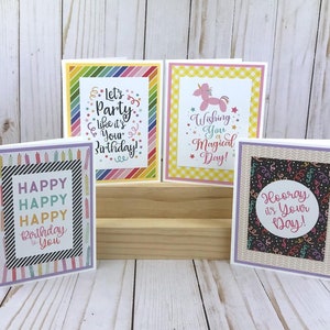 Birthday Card Kit, Birthday Card Making Kits for Adults, Make Your Own ...