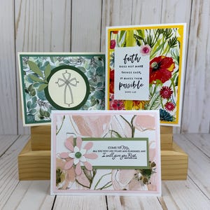 Religious Card Making Kit for Adults, Bible Verse Card Kit DIY ...