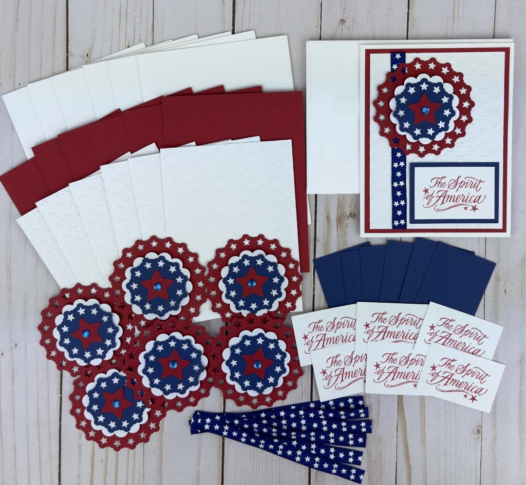 Patriotic Card Kits, 4th of July Card Making Kit, Independence Day ...