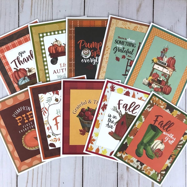 Fall Greeting Card - Etsy